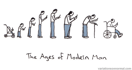 The Ages of Modern Man – Dominic Wilcox
